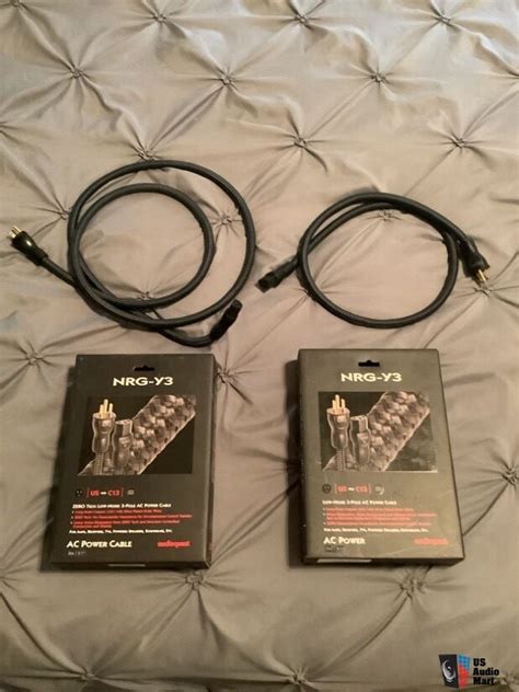 Audioquest Nrg Y3 Low Distortion 3 Pole Ac Power Cable 2m And 1m Photo 4070683 Us Audio Mart