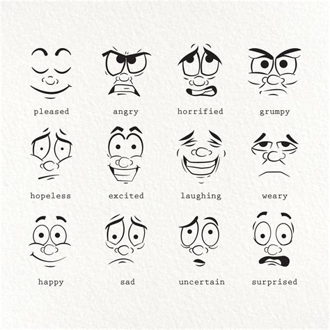 How To Draw Facial Expressions