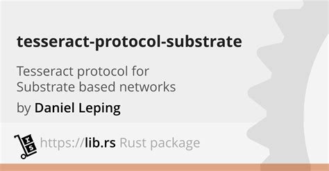 Tesseract Protocol Substrate — Unregulated Finances In Rust Librs