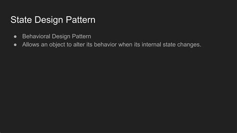 state design pattern pptx