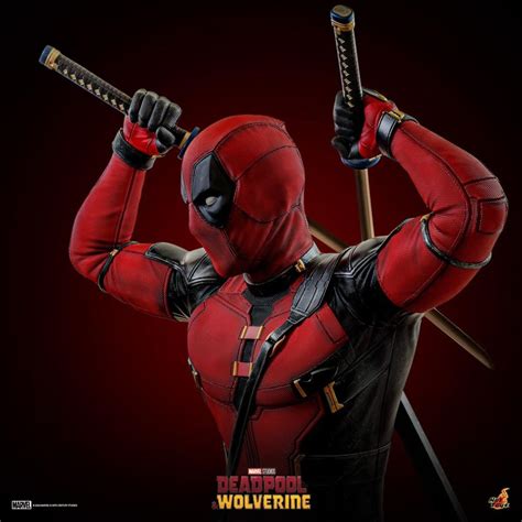 익스트림무비 핫토이 데드풀 And 울버린 로건 데드풀 실사이즈 스태츄