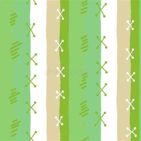 Sewing Patch Stitches Seamless Stripes Pattern For Wrapping Paper And
