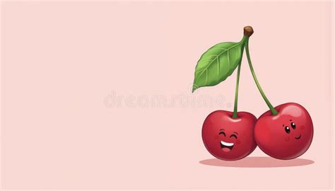 Cute Cartoon Cherries Illustration Stock Illustrations 4 237 Cute