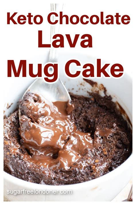 This Gooey Keto Lava Mug Cake Has Only 5 Ingredients And Cooks In 1