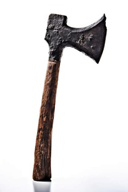 Premium Ai Image An Axe With A Wooden Handle