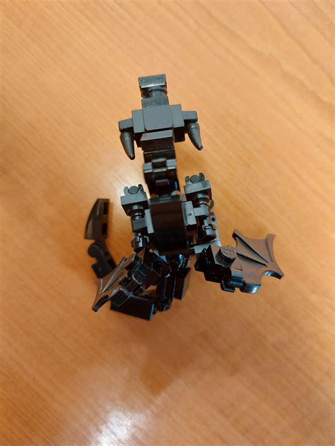 Made Myself A Little Lego Fatalis Friend Thoughts R Monsterhunter