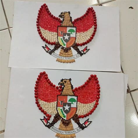 Jual KOLASE TEMA KEMERDEKAAN KOLASE BURUNG GARUDA PANCASILA KOLASE