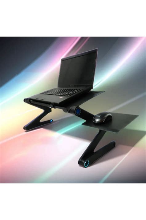 Techtic Çok Fonksiyonlu Katlanabilir Leptop Standı Mouse Pad Çift Fan