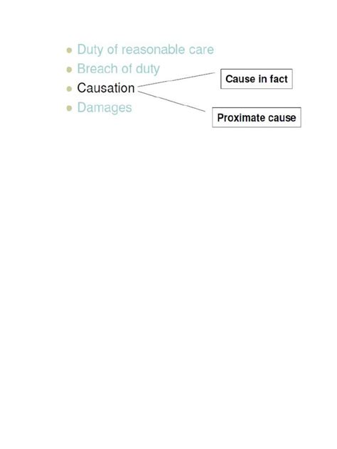 Negligence Flow Chart Pdf