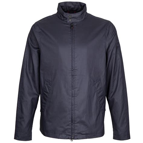 Mens Heritage Zip Up Cotton Jacket Jaguar Land Rover Classic