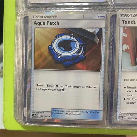Jual Aqua Patch Tr Holo Foil Kota Surabaya Keimartid Tokopedia