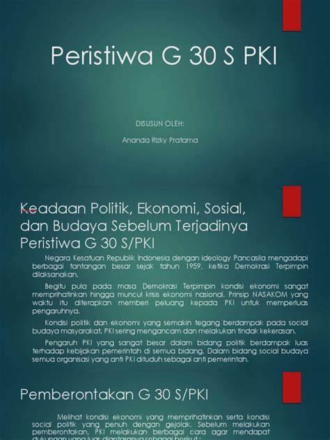 Peristiwa G 30 S Pki Pdf