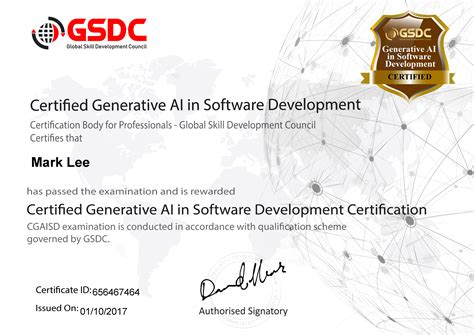 Certification In Generative Ai In Software Development Gsdc