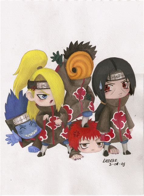 Chibi Akatsuki By Liedeke On Deviantart