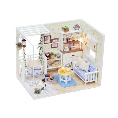 Maison de poupée bricolage en bois maison de poupée meubles maison de