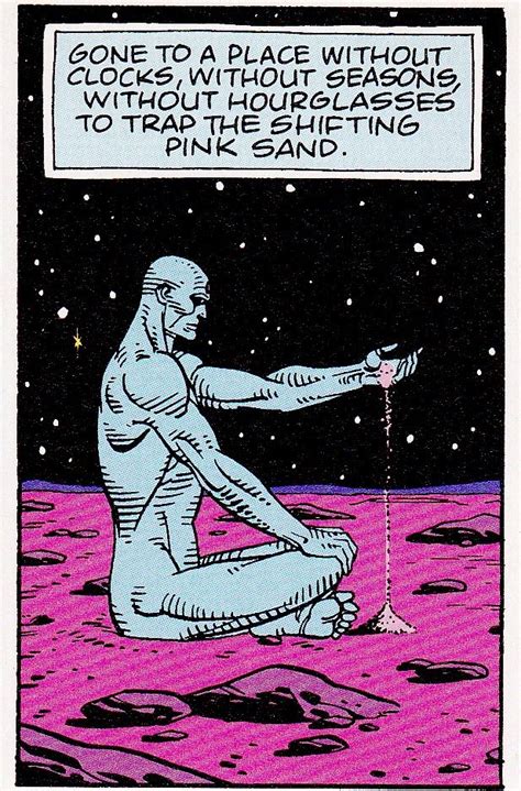 Dr Manhattan On Mars Comic Books Art Comic Art Book Art Dr