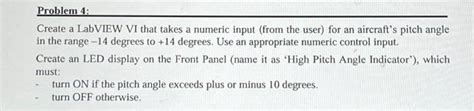 Solved Use Labview Software Show The Front Panel And Block