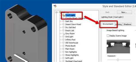 How To Suppress Environment Reflection In Assembly Part Environment