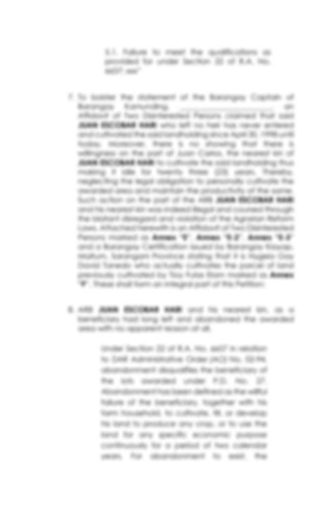 Solution Petition For Disqualification Sample Studypool