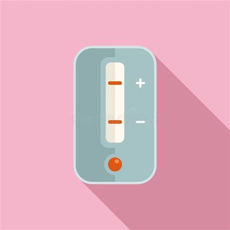 Data Test Icon Flat Vector Sample Clinic Stock Vector Illustration