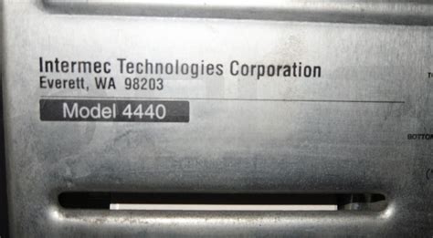 Intermec Easy Coder Technologies Model Easycoder Barcode