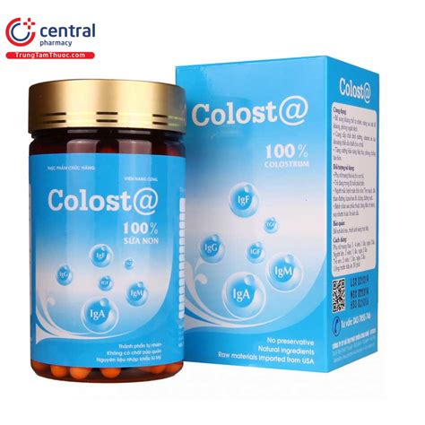 Sữa non dạng viên Colost@ tăng cường sức khỏe cho cơ thể