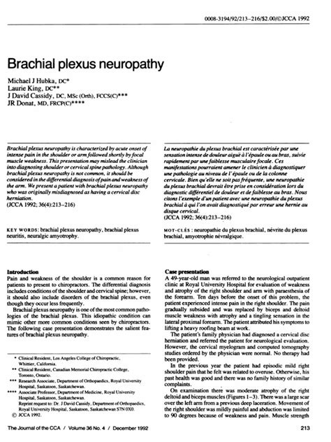 Brachial Plexus Neuropathy Peripheral Neuropathy Shoulder