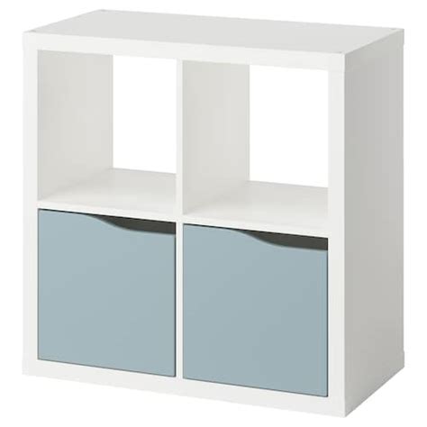 Kallax Shelving Unit With 2 Doors Whitelight Grey Blue Wave Shaped 77x77 Cm Ikea Kallax Shelving Unit With 2 Doors Whitelight Grey Blue Wave Shaped 77x77 Cm Ikea