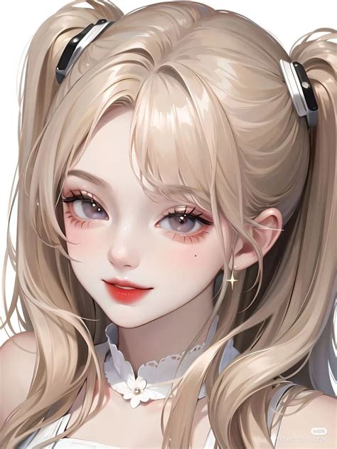 𝆬‌🎀 𝓐𝓲𝓺𝓲𝓻𝓵 𝆬 ⃞ 🧁 Gadis Seni Gadis Seni Digital Gambar Wajah Kartun