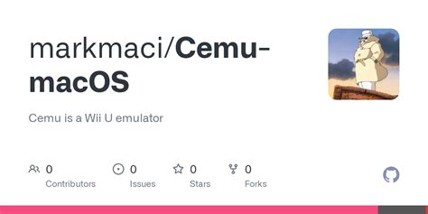Github Markmacicemu Macos Cemu Is A Wii U Emulator