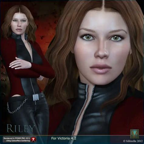 Mrl莱利v4 Mrl Riley V4 女性人物 Daz3d下载站
