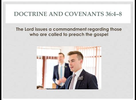 Seminary Lesson 41 Dandc 36 37 Powerpoint Seminary Doctrine And