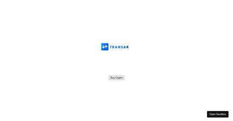 integrate transak codesandbox