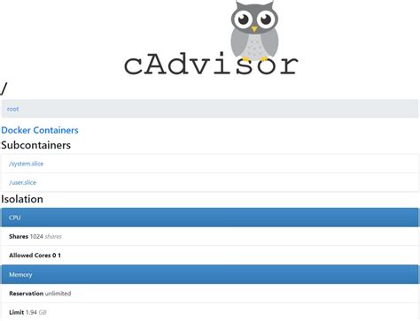 Cadvisor Docker Cadvisor Privileged Container Csdn