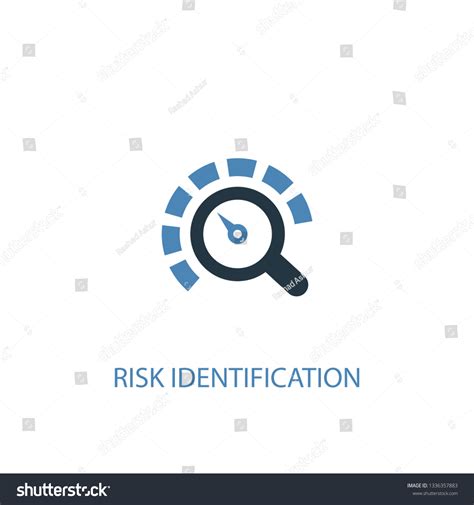 Risk Identification Concept 2 Colored Icon Stock Vector Royalty Free