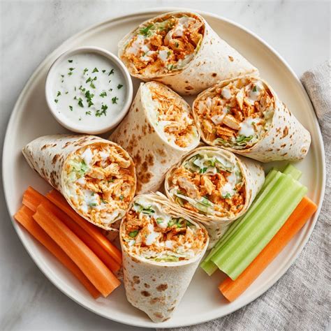 Buffalo Chicken Wraps