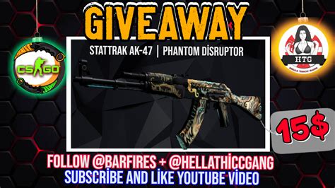 Barfires Hosting Giveaways On Twitter StatTrak AK 47 Phantom