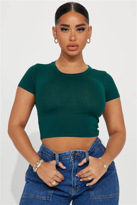Judia Crew Neck Top Hunter Fashion Nova