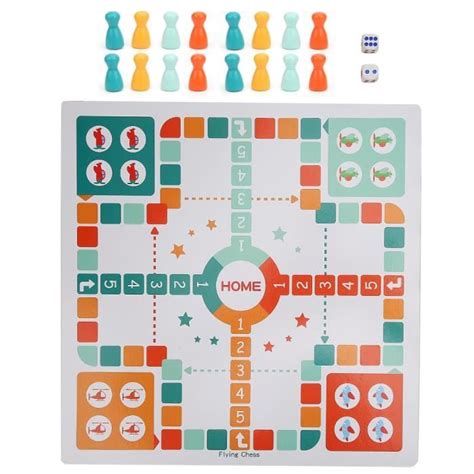 SURENHAP Jeu de plateau Jouet d échecs d échelle de Serpent d échecs