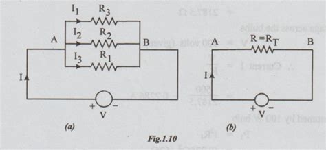 Parallel Combination Of Resistors With Circuit Diagram Equation Solved Example Problems