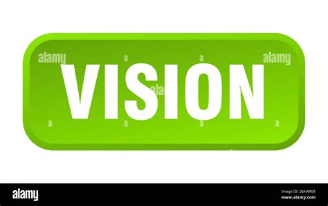 vision button vision square 3d push button stock vector image and art