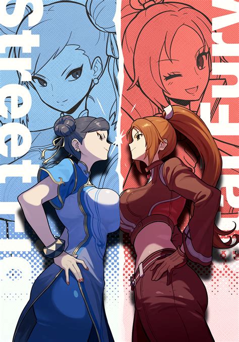 Sach56000 Chun Li Shiranui Mai Capcom Fatal Fury Fatal Fury City Of The Wolves Street