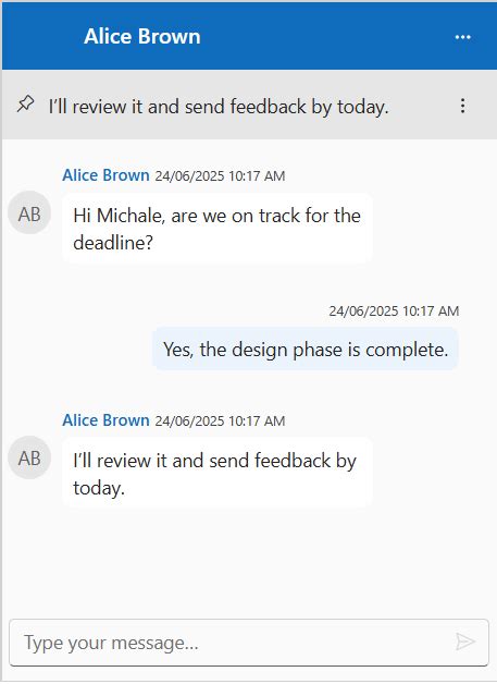 Messages In Aspnet Mvc Chat Ui Control Syncfusion