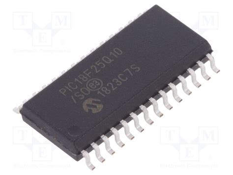 Pic18f25q10 Iso Microchip Technology Ic Bộ Vi điều Khiển Ti 32kb 64mhz I2clinspiuart