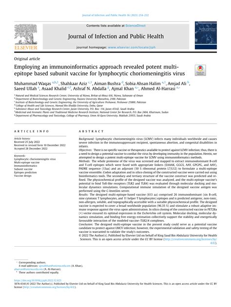 Pdf Employing An Immunoinformatics Approach Revealed Potent Multi Epitope Based Subunit