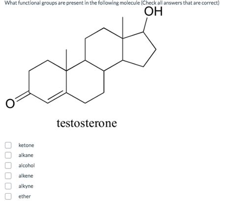 Solved What Functional Groups Are Present In The Following