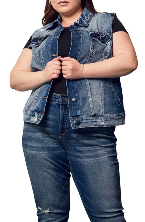 Denim Plus Size Jackets And Blazers Nordstrom