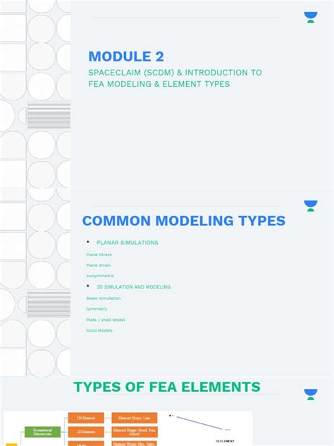 Fea Modeling And Element Types Pdf Pdf