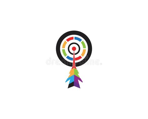 Dart Icon And Symbol Vector Template Stock Illustration Illustration