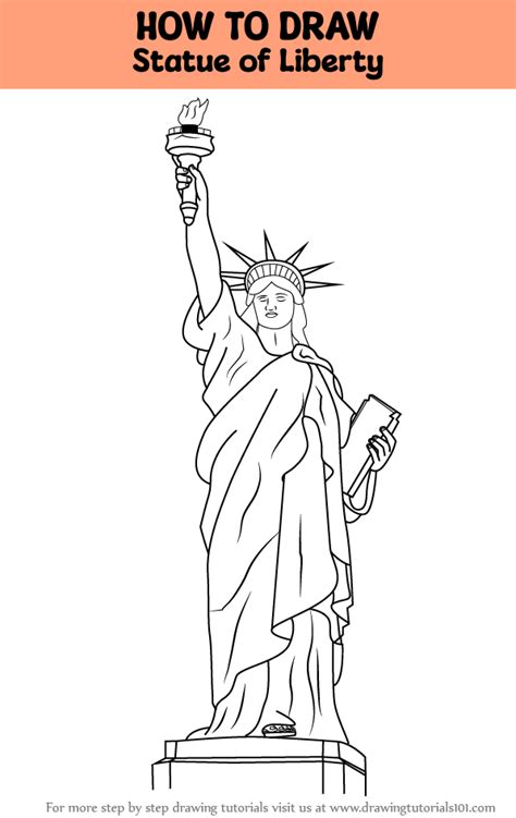 Statue Of Liberty Pictures Drawing Easy Pdf